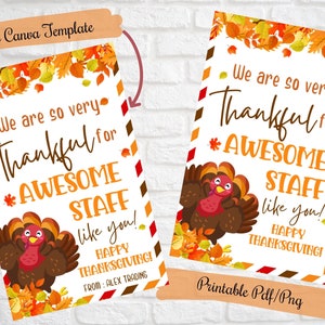 We Are so Very Thankful for Awesome Staff Like You Treat Tags ...