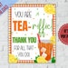 Iced Tea Teacher Appreciation Sign Printable|you Are Tea-rific ...
