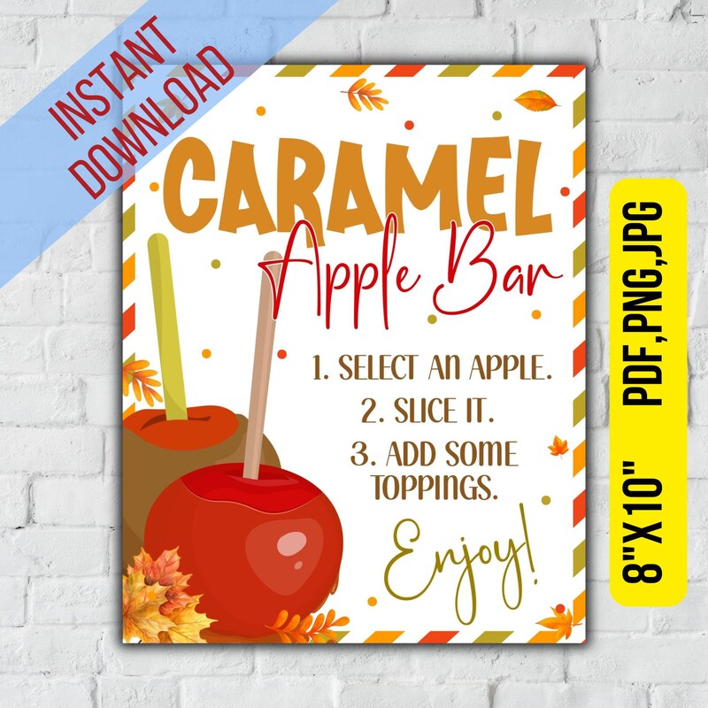 Caramel Apple Bar Station - Etsy