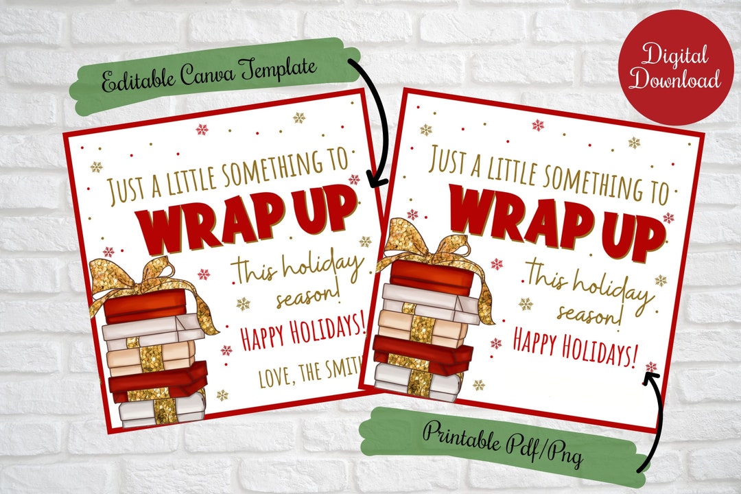 Just a Little Something to Help You Wrap Up,christmas Wrapping Paper ...