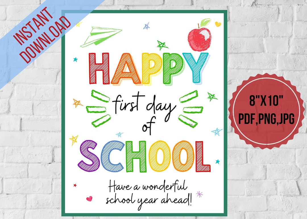 Happy First Day of School, It's Going to Be a Great Year|meet the ...