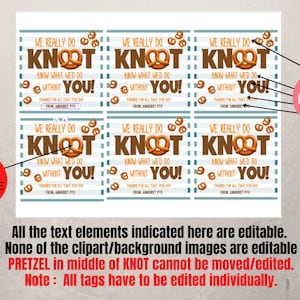 We Do Knot Know What We'd Do Without You,pretzel Employee Appreciation ...