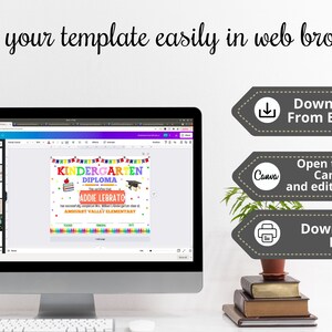 Editable Kindergarten Preschool Graduation Certificate Printable ...