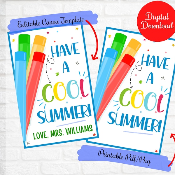 Summer Stickers - Etsy