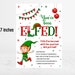 You've Been Elfed Co Worker Printable, I've Been Elfed Office Workplace ...