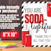 Soda Appreciation Printable,you Are Soda-lightful,soda Table Sign,nurse ...