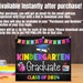 Kindergarten Graduation Photoprop Sign, Kindergarten Last Day 2023 ...