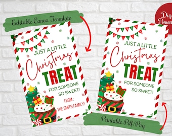 Editable Gift Tags Christmas Gift Tags Printable Kids - Etsy