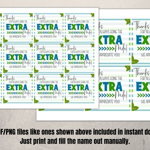 Thanks for Always Going the Extra Mile, Bus Driver, Nurse, Teacher ...