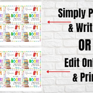 You're No 1 in Our Book,thank You for All That You Do.teacher ...