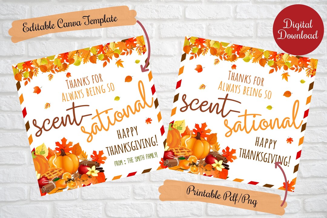 Scentsational Thanksgiving Appreciation Tags, Candle, Stove Top Pot ...