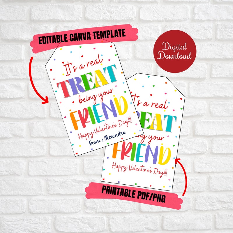 Friend Valentines - Etsy