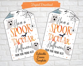 Halloween Gift Tags | Etsy