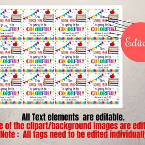 Back to School Crayons Gift Tags, This School Year is Going to Be ...