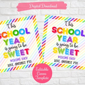 Back to School Candy Gift Tags This School Year is Going to - Etsy