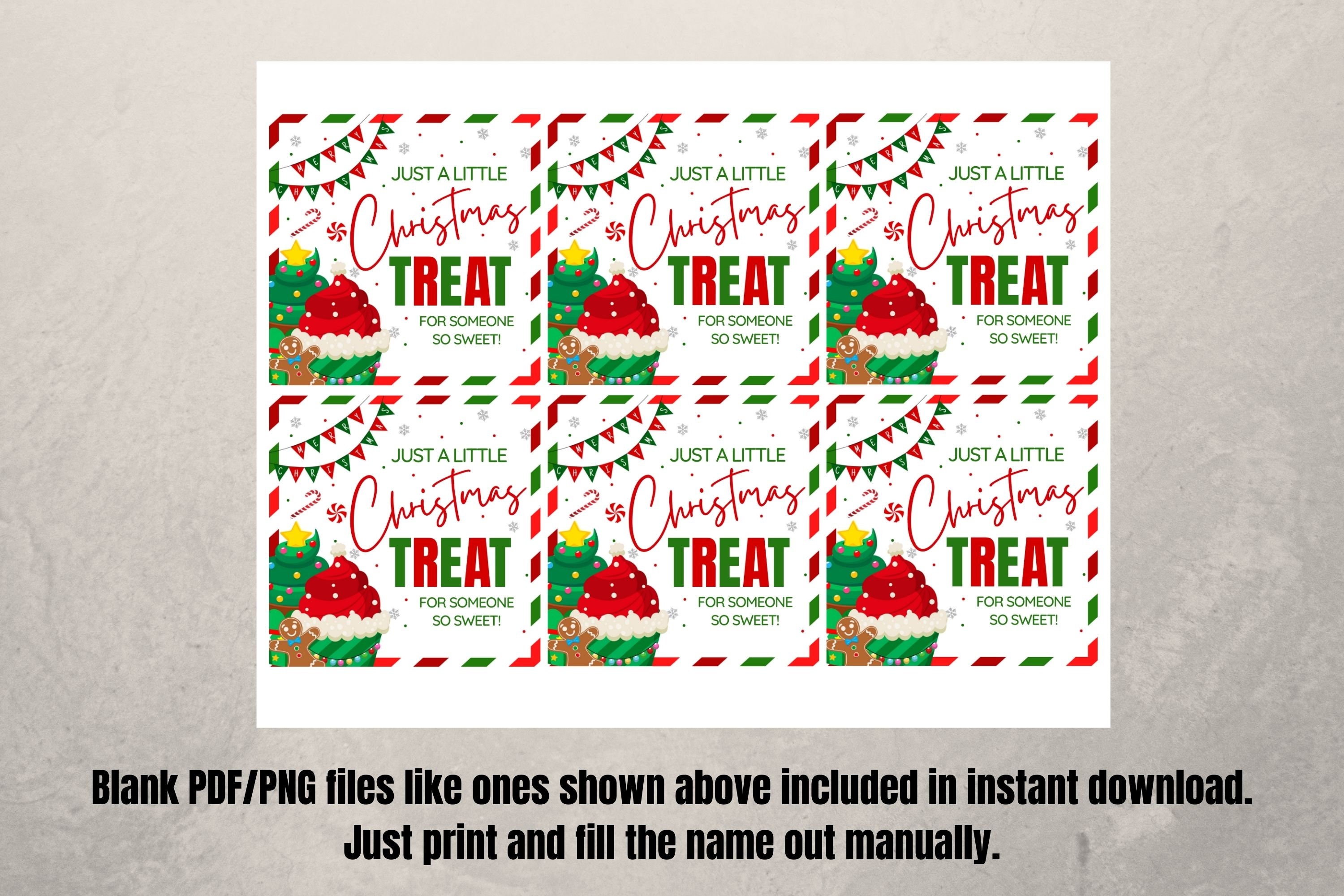 Just a Little Christmas Treat for Someone Sweetgingerbread - Etsy