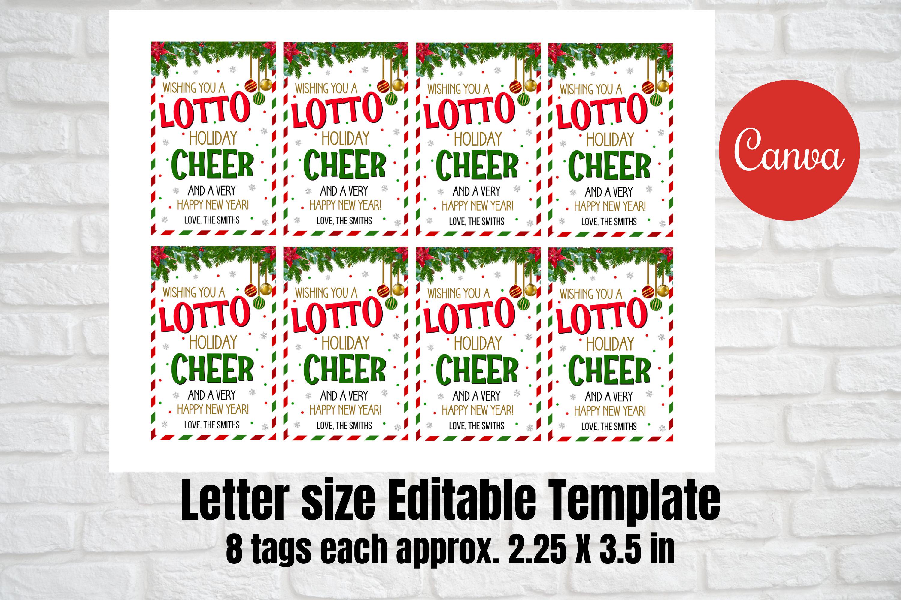 Wishing You a Lotto Holiday Cheer, Christmas Lottery Scratch Card Gift ...
