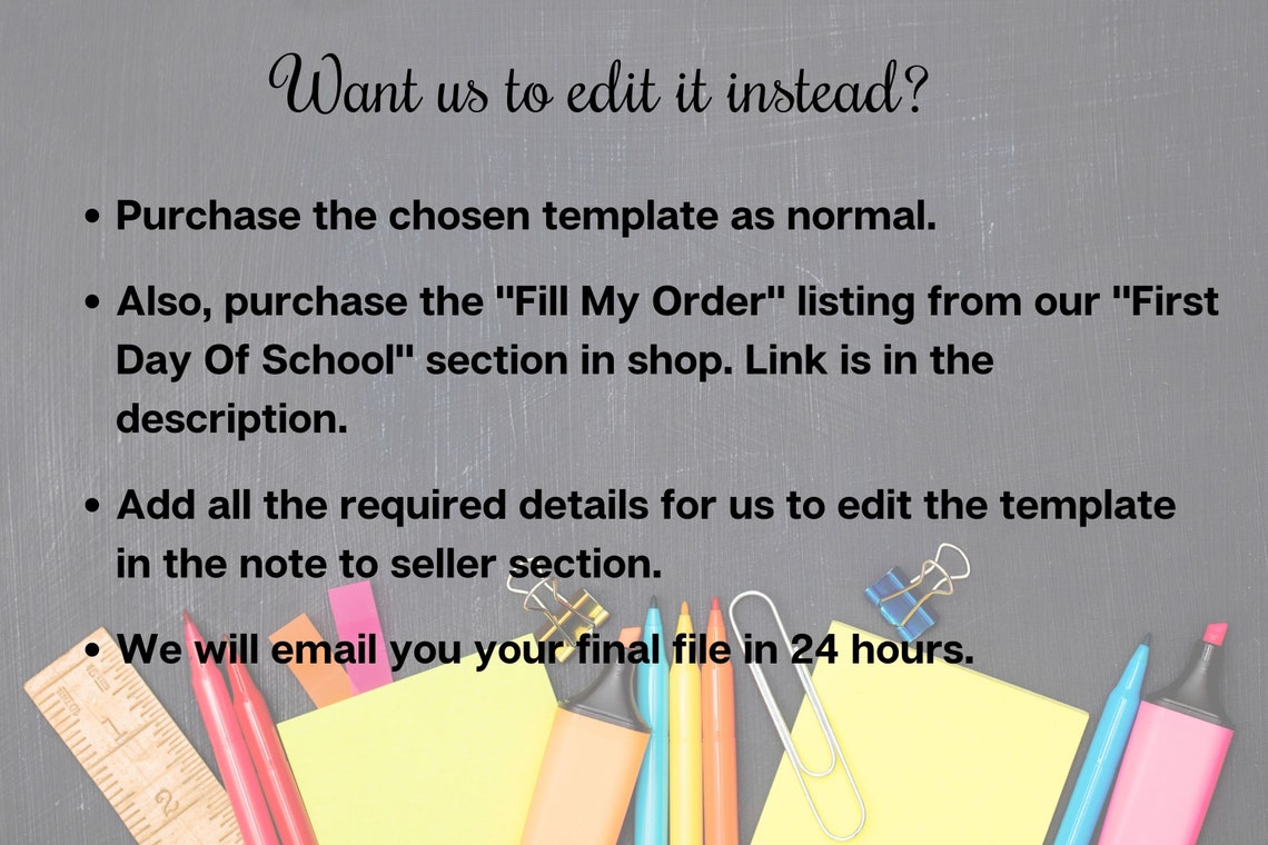 Back to School Open House Flyer for PTO PTA Printable Open - Etsy