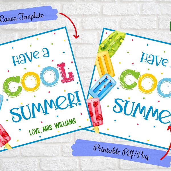 Popsicle Gift Tag - 60+ Gift Ideas for 2024