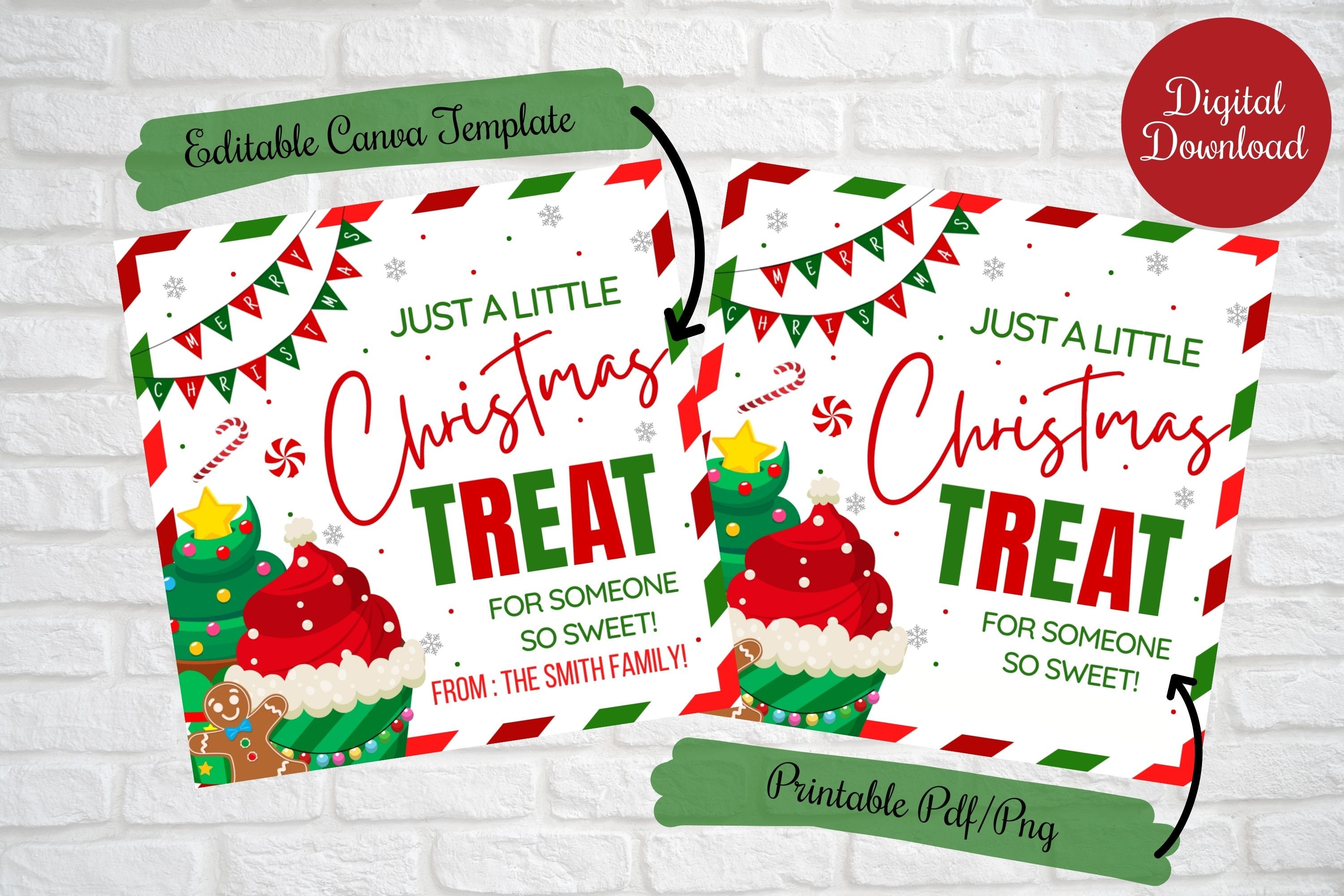 Just a Little Christmas Treat for Someone Sweetgingerbread - Etsy