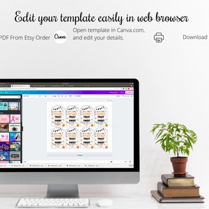 Just a Little Halloween Treat for Someone so Sweet Gift Tags, Treat Bag ...