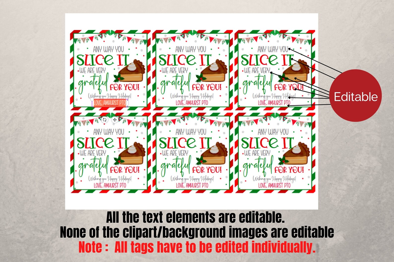 Anyway You Slice Itwe Are Grateful for Youchristmas - Etsy