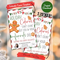 EDITABLE Holiday Calories Don't Count but Your Referrals Do Candy Treat ...