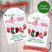 Editable for Your Misltetoes Christmas Gift Tags , Christmas Socks Gift ...