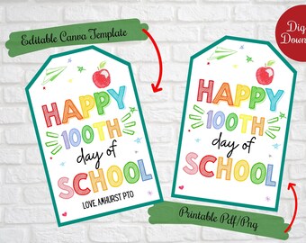 Happy First Day of School Gift Tags for Students Teachers | Etsy