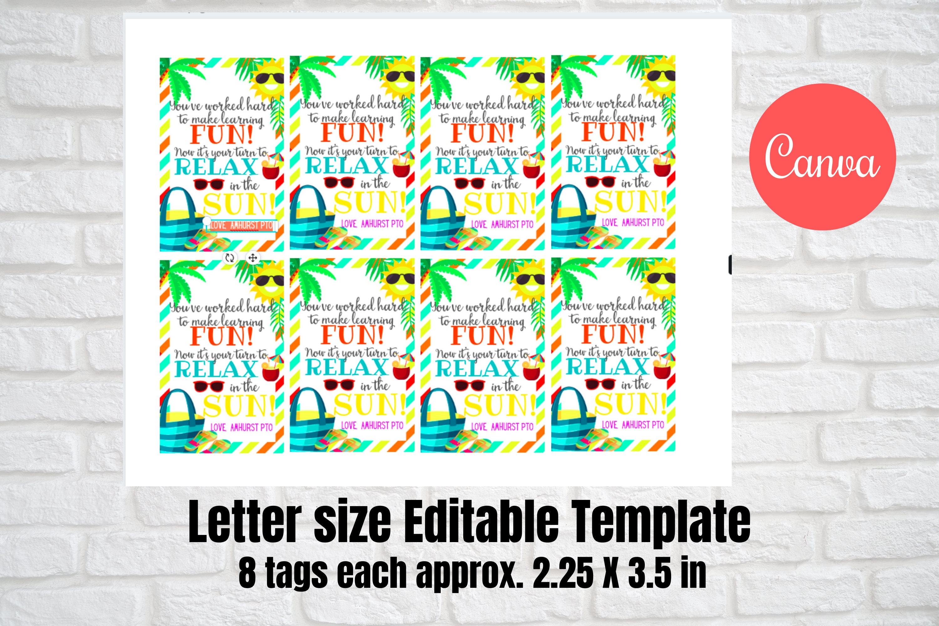 You've Worked Hard to Make Learning Fun Gift Tags for | Etsy