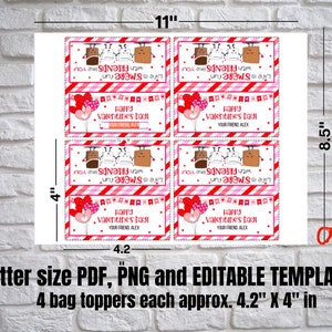 Valentine Smores Treat Bag Toppers, Life is Smore Fun With Friends Like ...