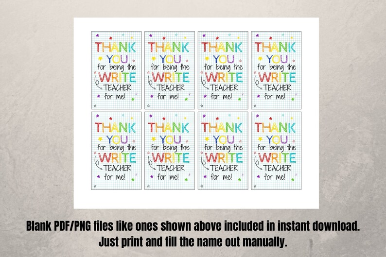 Marker, Pen,end of Year Gift Tag for Teacher, Teacher Staff ...