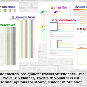 2022 2023 Teacher Planner Printable Binder Inserts - Digital Download ...