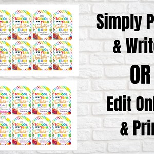 Buckets of Fun Gift Tags, End of Year Gift Tags for Class, Last Day of ...