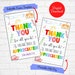 Teacher Appreciation Gift Tags, Thank You for All You Do,thank You Gift ...