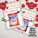 Valentine Cards for Fruit Snacks ,i'm Berry Glad We're Friends, Fruit ...