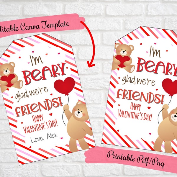 Teddy Bear Gift Tags - Etsy