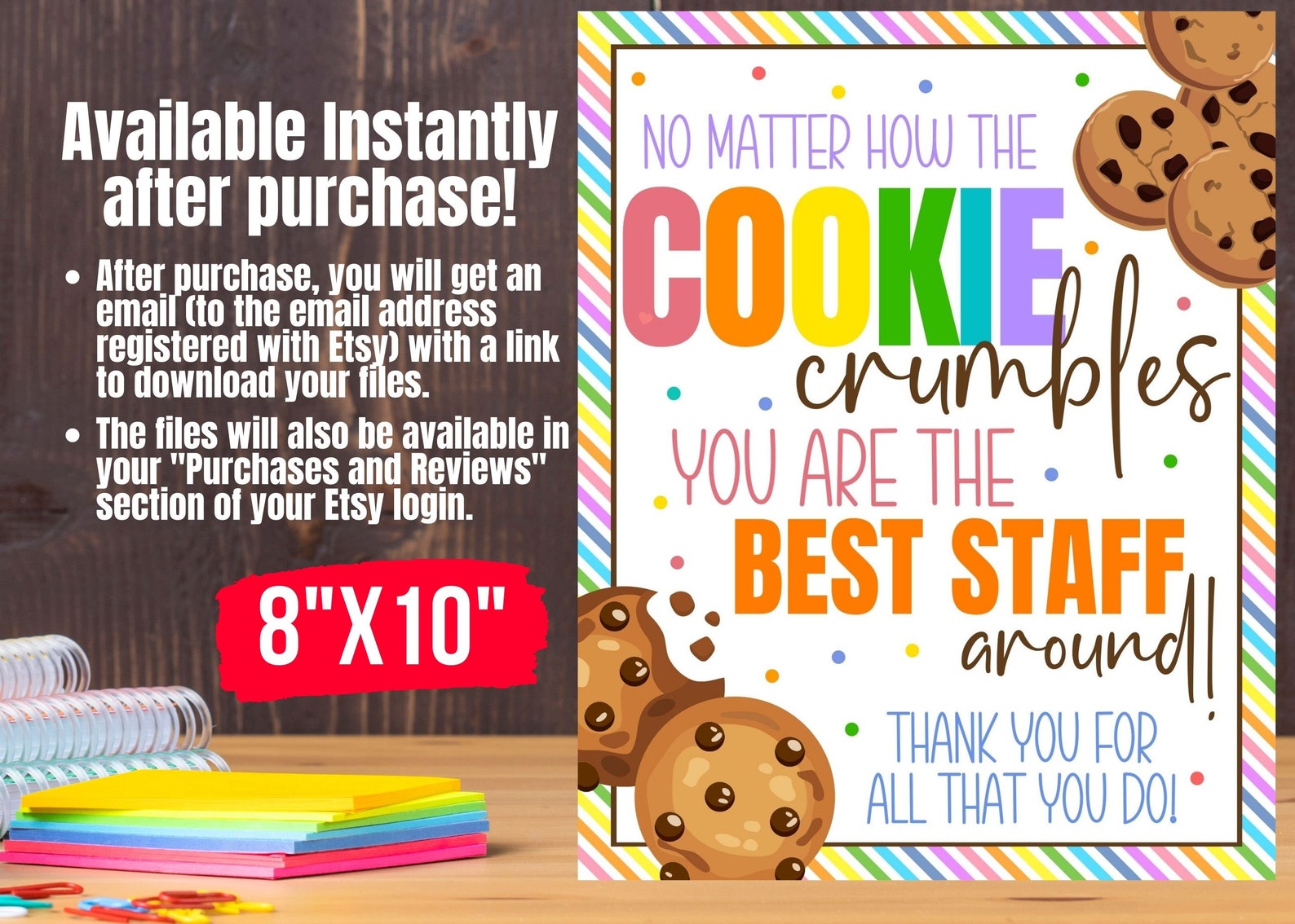 Cookies Teacher Appreciation Table Signno Matter How the | Etsy