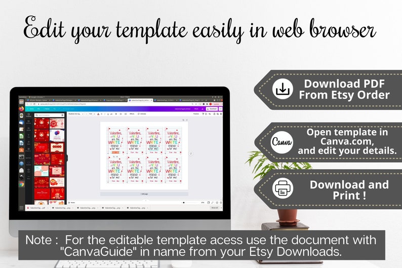 Valentine You Are Just Write Printable Tag for Valentine - Etsy