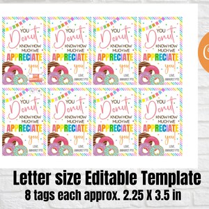 You Donut Know How Much We Appreciate You, Employee Appreciation Week ...