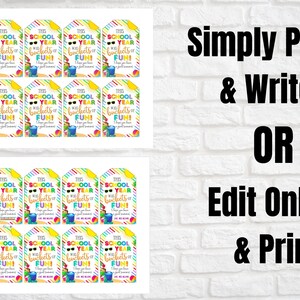 Buckets of Fun Gift Tags End of Year Gift Tags for Class End - Etsy