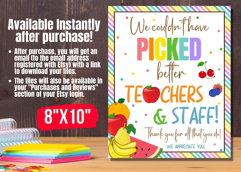 We Couldn't Have Picked Better Teachers and Staff, Teacher Appreciation ...