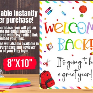 Welcome Back to School, It's Going to Be a Great Year|back to School ...