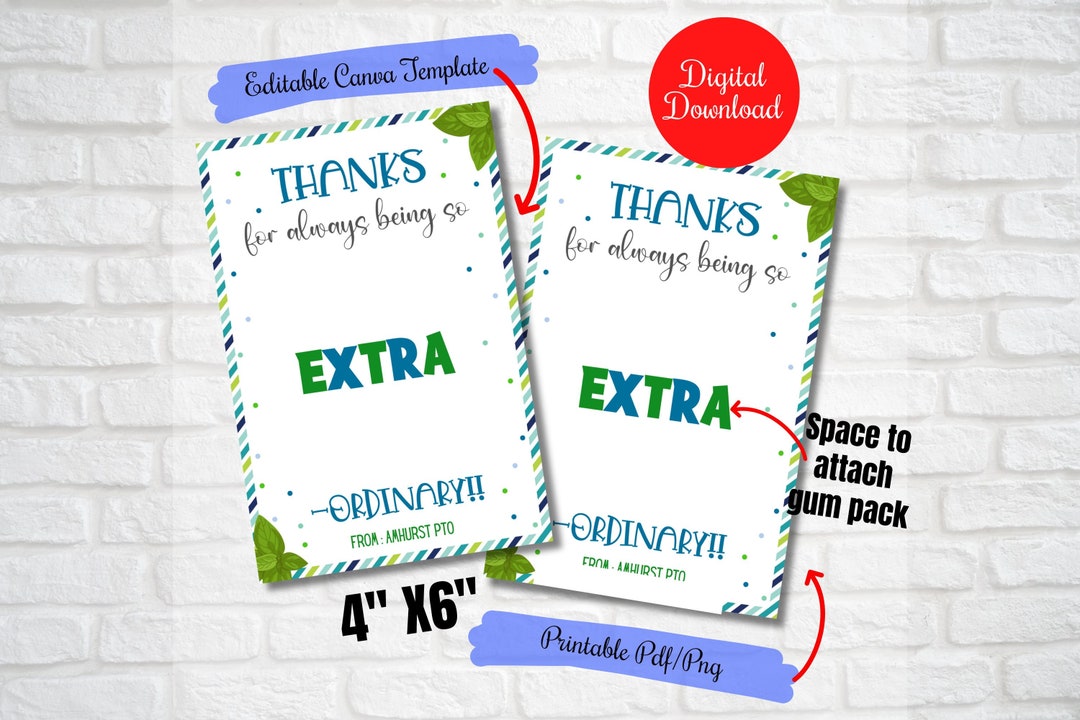 Thanks for Always Being so Extra Ordinary, Employee, Teacher ...