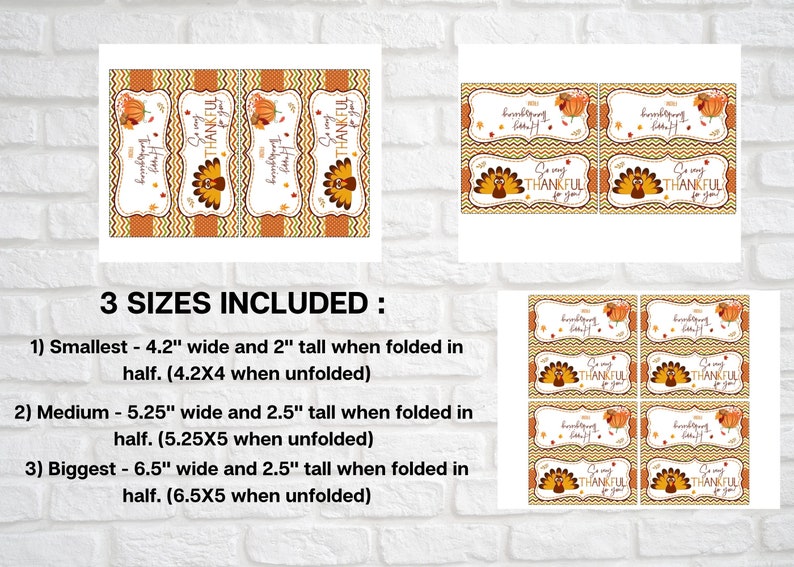 So Very Thankful for You Treat Bag Topper Thanksgiving Class | Etsy