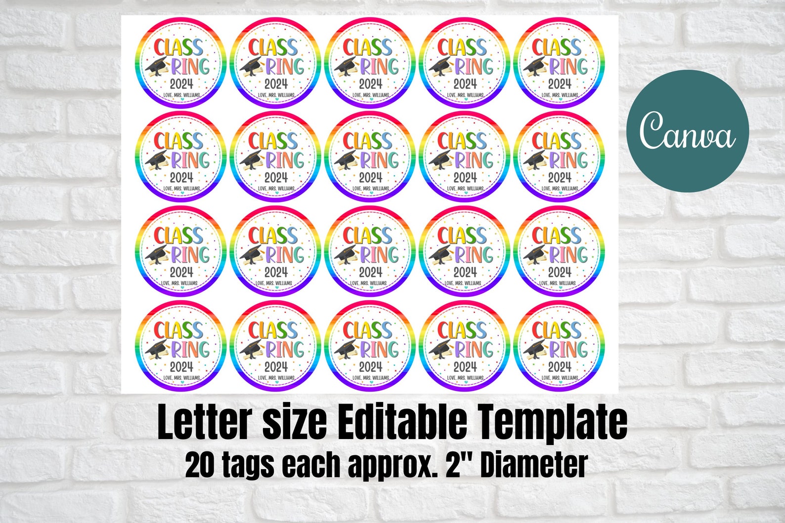 Elementary Class Ring 2025, Kindergarten, Elementary Graduation Gift ...