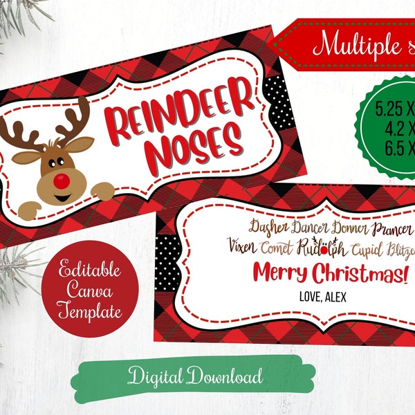 Christmas Reindeer Decor - Etsy