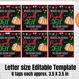 Wishing You Nothing Bundt Joy This Holiday Season ,christmas Bundt Cake ...