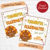 THANKSGIVING Printable Gift Tags, Editable Personalized Favor Tags ...