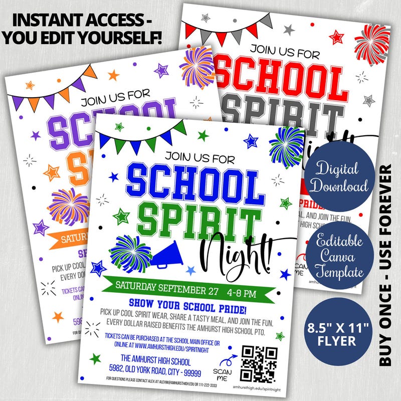 Pep Rally Posters - Etsy